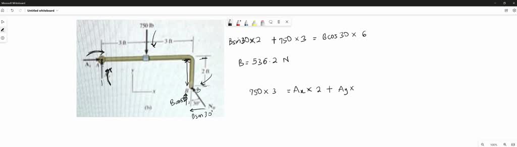 SOLVED: 'Q . Determine the normal reaction at the roller A and ...