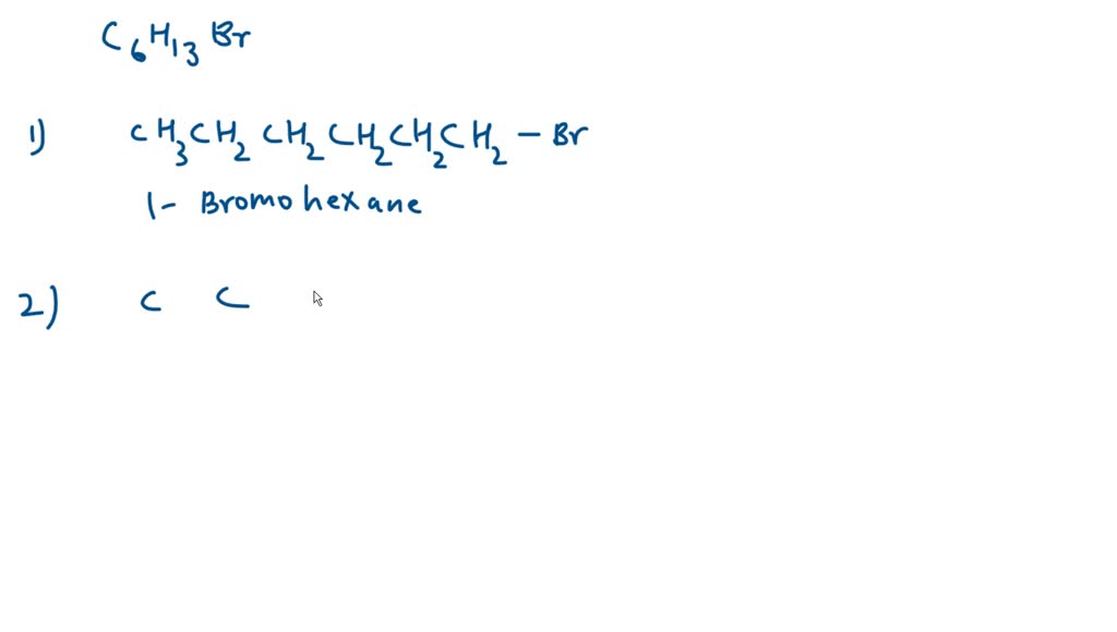 SOLVED: Write all the possible Positional isomers with molecular ...
