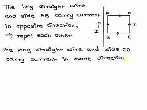 a long straight conductor has a constant current flowing in the upward ...