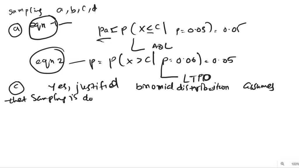 SOLVED: (Acceptance Sampling) The AQL and LTPD of a single sampling plan are 0.03 and 0. 1.06 ...