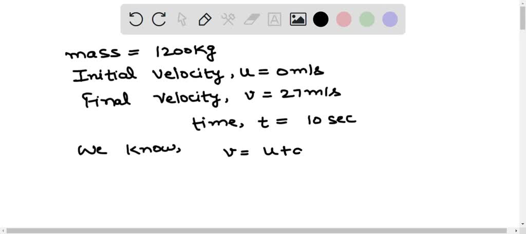 Solved Determine The Net Force Required To Accelerate A 540 Kg