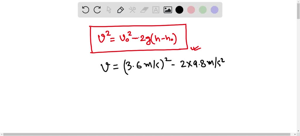 Solved What Is The Velocity Of An Object Dropped From A Height Of 390