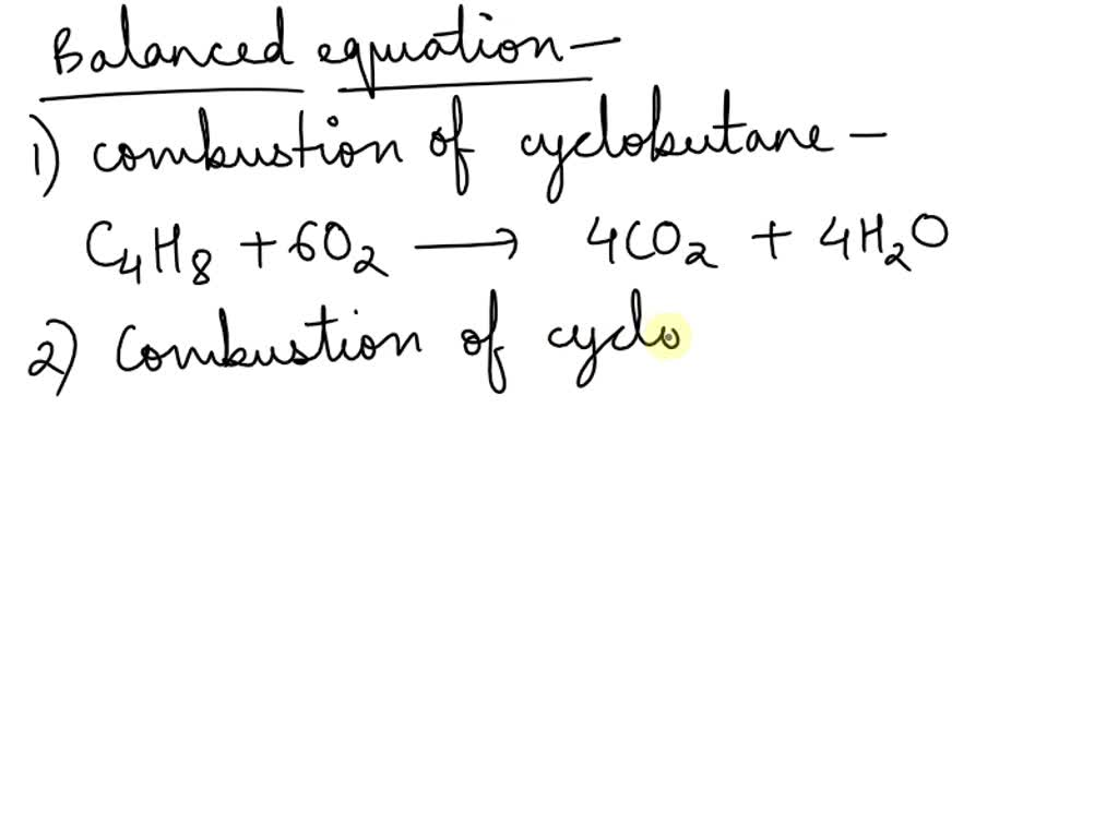 SOLVED: 14. Supply the balanced equation for the combustion of ...