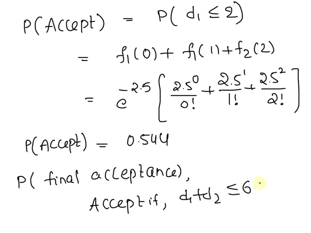 SOLVED: Draw the primary and supplementary OC curves for a double ...