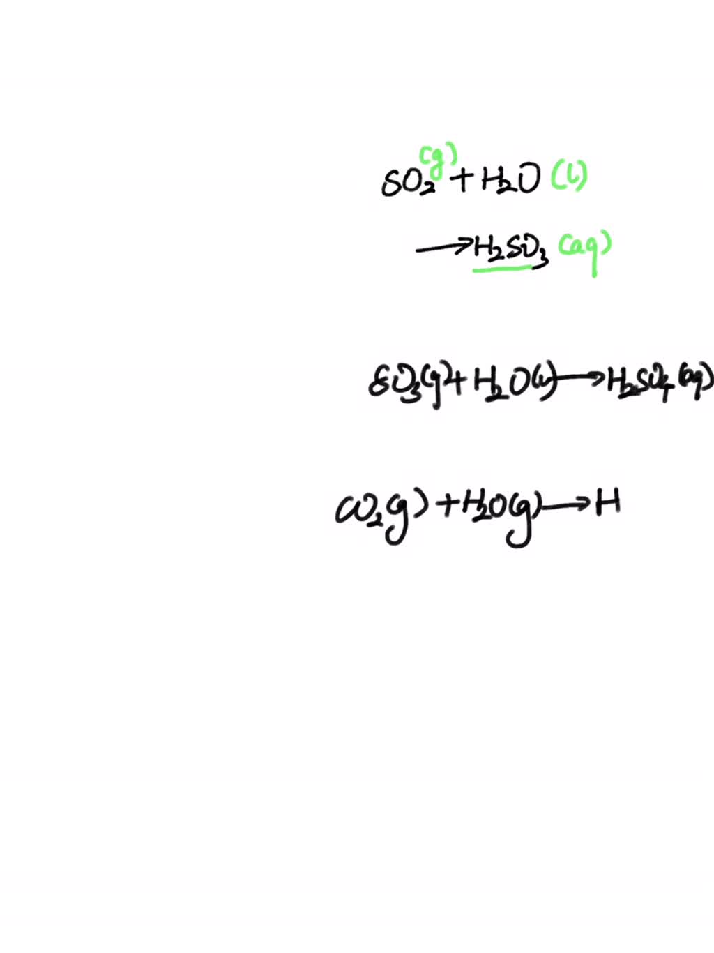 SOLVED: Write balanced chemical equation for the gas-phase reaction ...