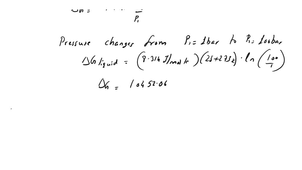 Solved A At 0 Oc Liquid Water And Ice Are In Equilibrium At Standard