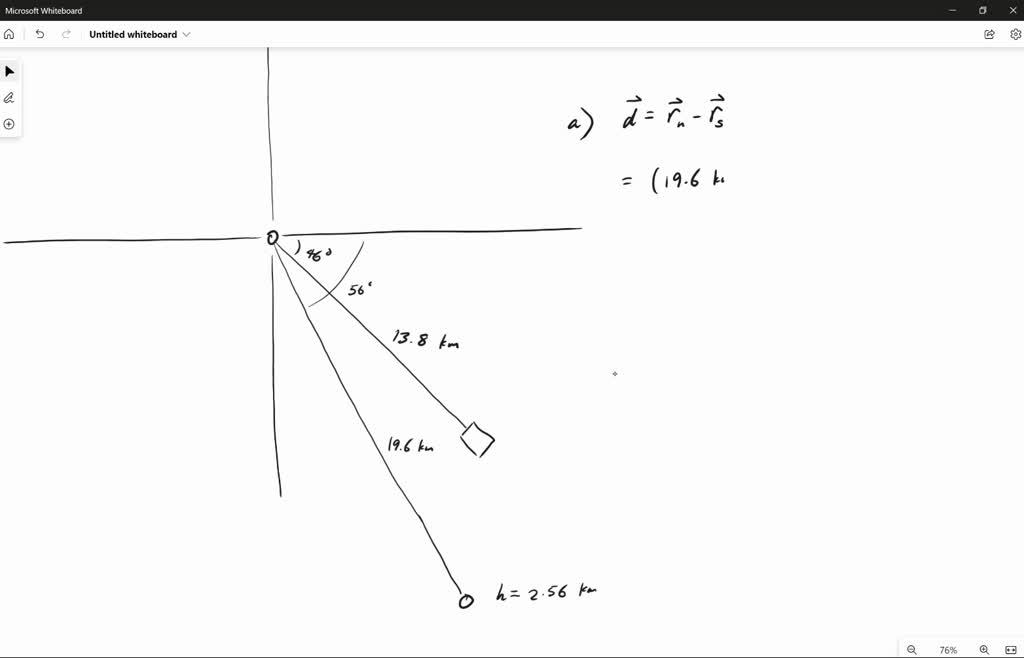 SOLVED: A radar station sends a signal to a ship which is located a ...