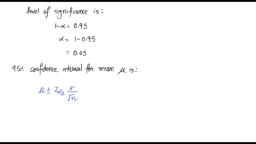 SOLVED: A sample of size n=20 is drawn from an approximately normal ...