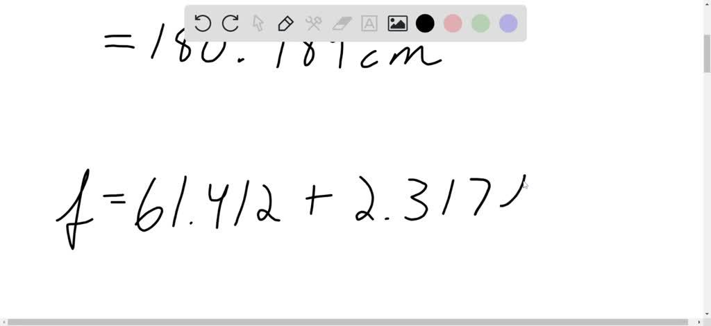 SOLVED: Archaeologists and forensic scientists use the length of human ...