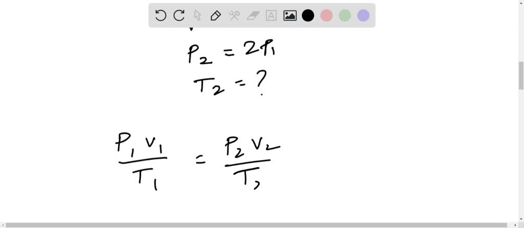 SOLVED: a sample of monoatomic ideal gas is originally at 20 degrees C. What is the final ...