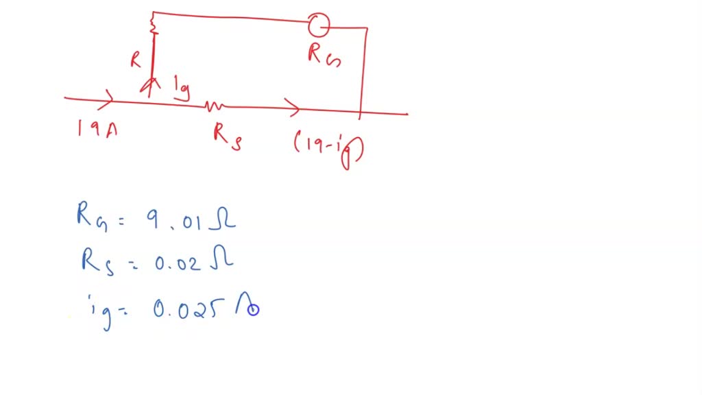 SOLVED: The resistance of the coil of a pivoted-coil galvanometer is 9. ...