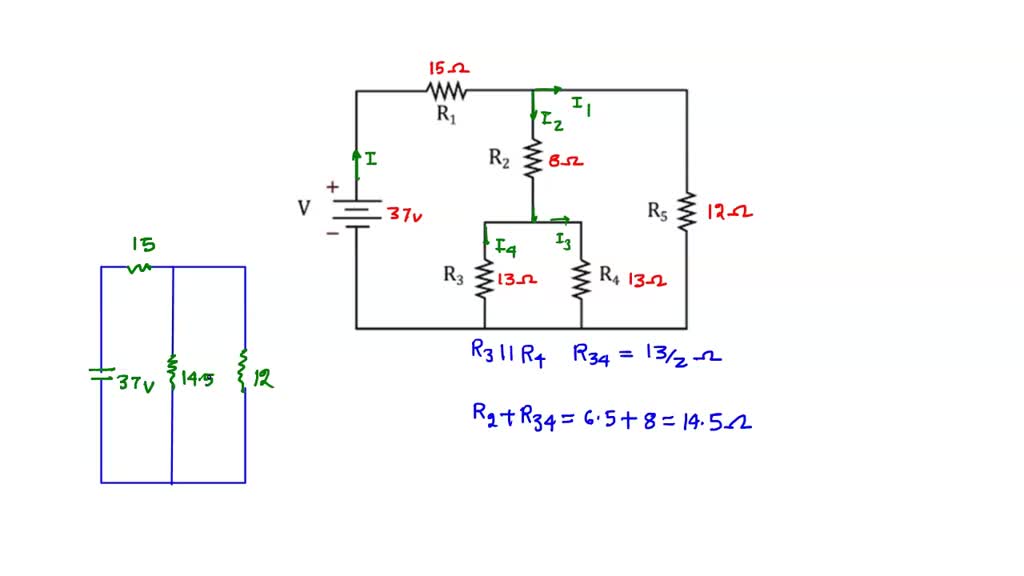 SOLVED: R; Rz The figure shows a circuit consisting of a battery and ...