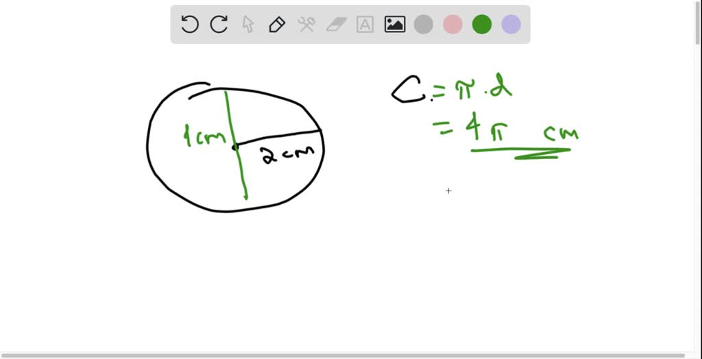 SOLVED: Consider the following when cm. Give both exact values and approximations to the nearest ...