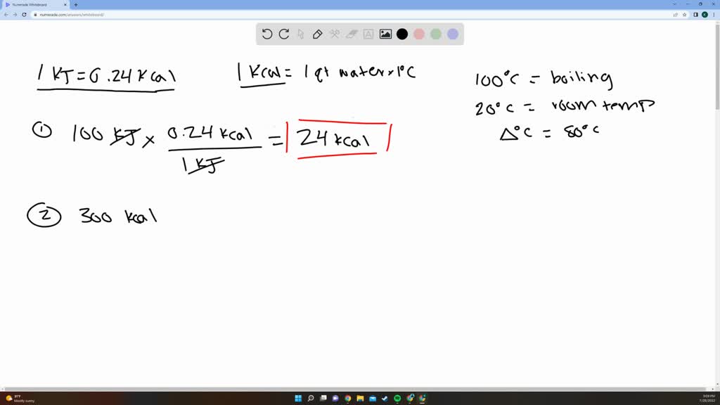 SOLVED: 1. Using Dr. Nestle's "quick and dirty" formula for converting ...
