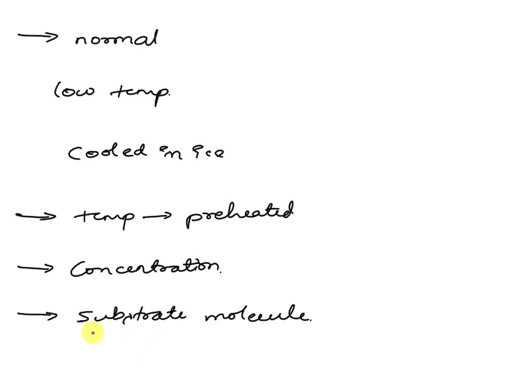 SOLVED: CONCLUSIONS: 1. Explain why the ice-cooled enzyme did not ...