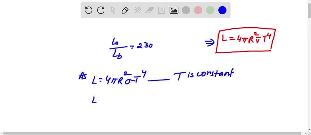SOLVED: Two stars have the same temperature; T, but have a ratio of ...