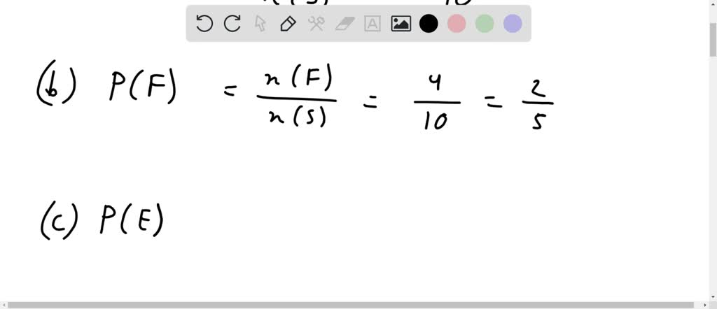 Solved Q4 Let The Sample Space S 1 2 3 4 5 6 Find The Events A The Odd Numbers B 