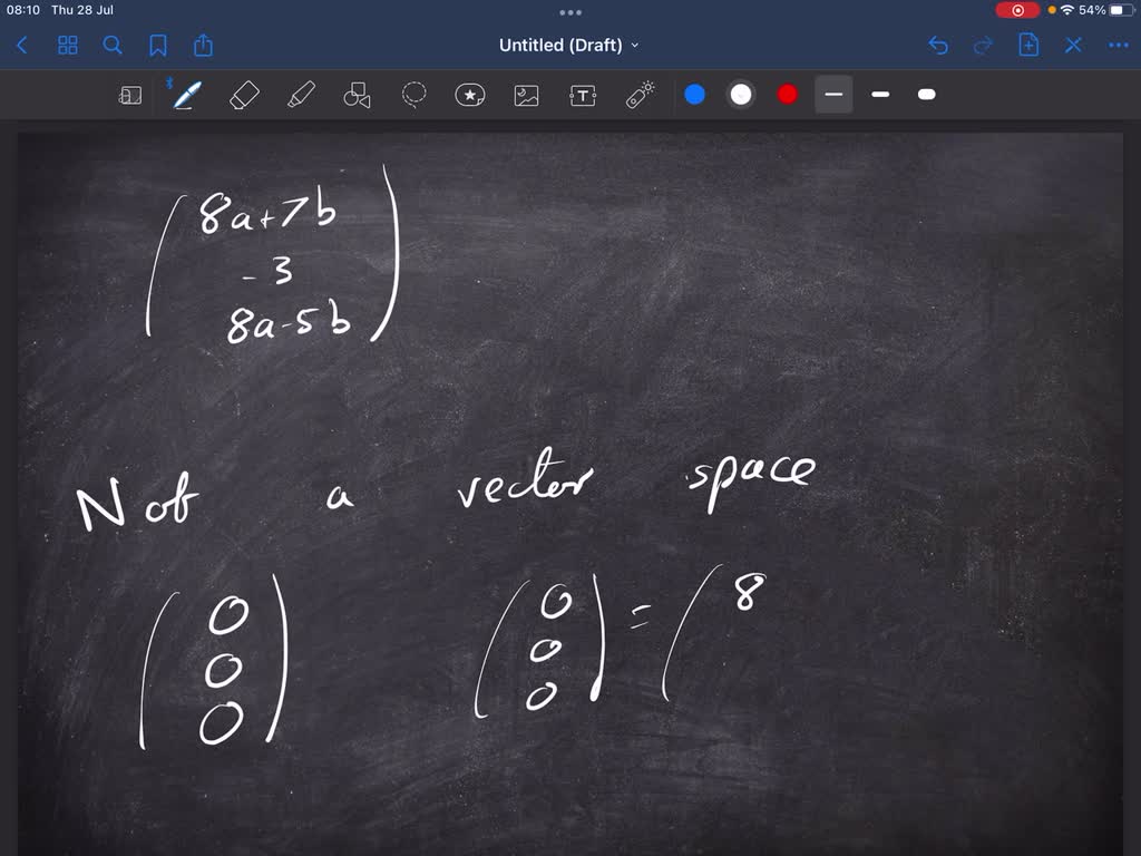 SOLVED: Let W be the set of all vectors of the form shown on the right ...