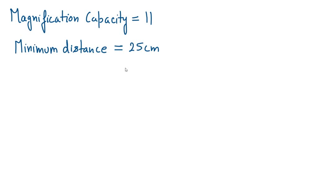 SOLVED: calculate the focus distance of the lens used in a simple ...