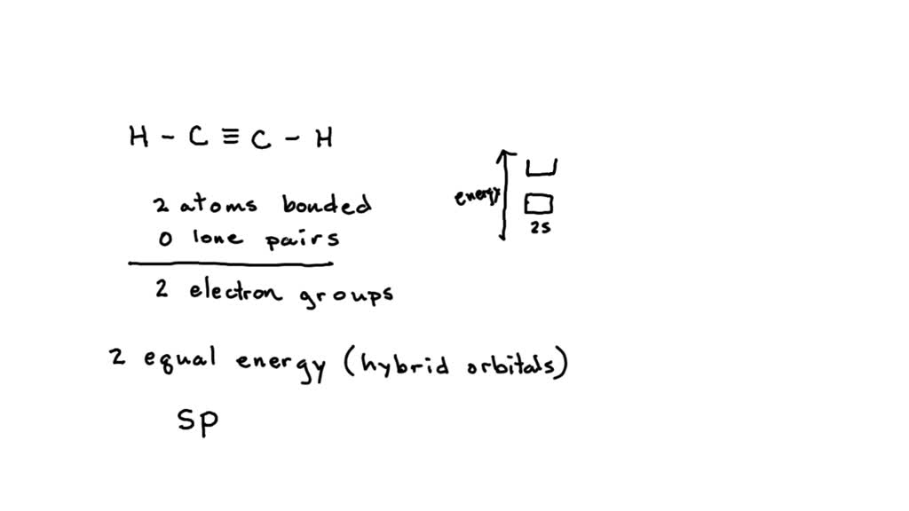 SOLVED: The Lewis Structure of Acetylene is shown to the left. Please ...