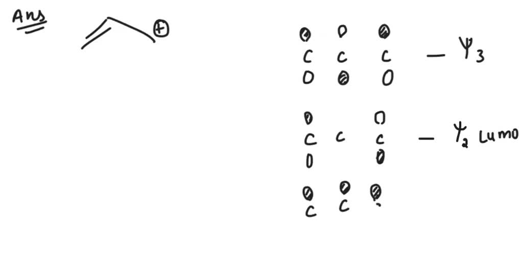 Solved 3 Based Upon Our Discussion Of The Pi Molecular Orbitals For Ethylene And 1 3