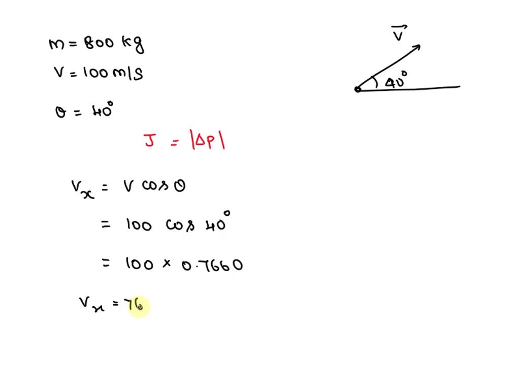 SOLVED: Catapult fires an 800-kg rock with an initial velocity of 100 m ...