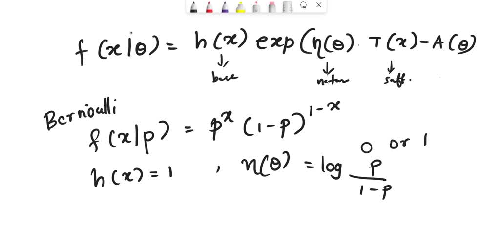 Solved Exercise Show That Each Of The Following Distributions Belongs To The Exponential