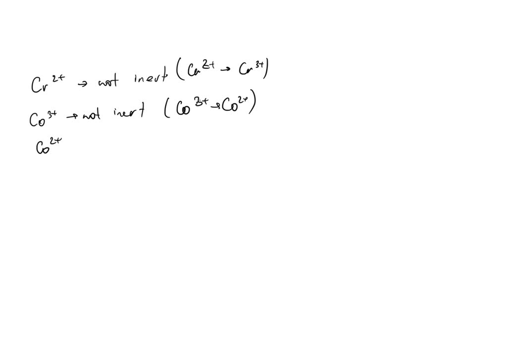 SOLVED: Co neural, WTC Co 01 43 5. Among the following 3d transition ...
