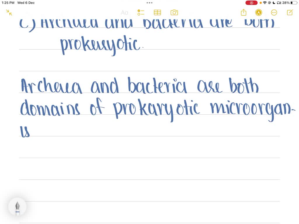 SOLVED: Archaea and bacteria: Question 18 options: a) have a more ...