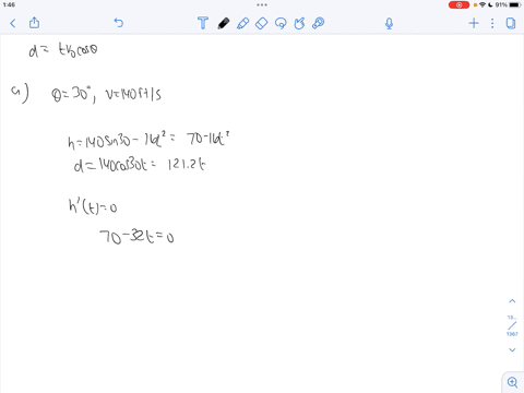A small object is projected from level ground with an initial velocity of magnitude 16.0 m / s ...