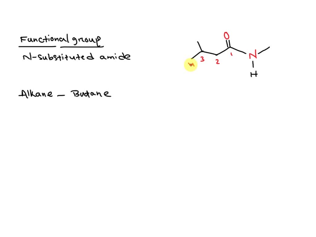 SOLVED: what is IUPAC name for the following compound What is the IUPAC ...