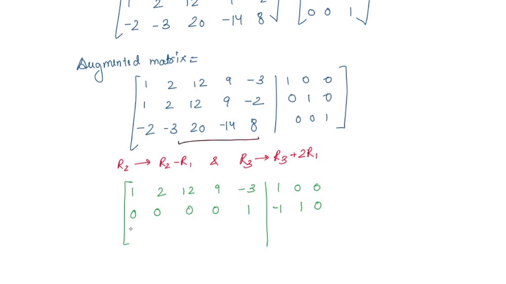 SOLVED: Question 15 [10 points] Express the following invertible matrix ...