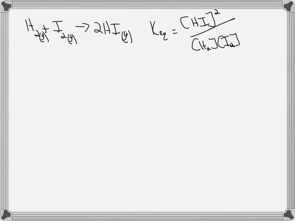 SOLVED: 'Practice Problem CONCEPTUALIZE For the reaction of hydrogen ...