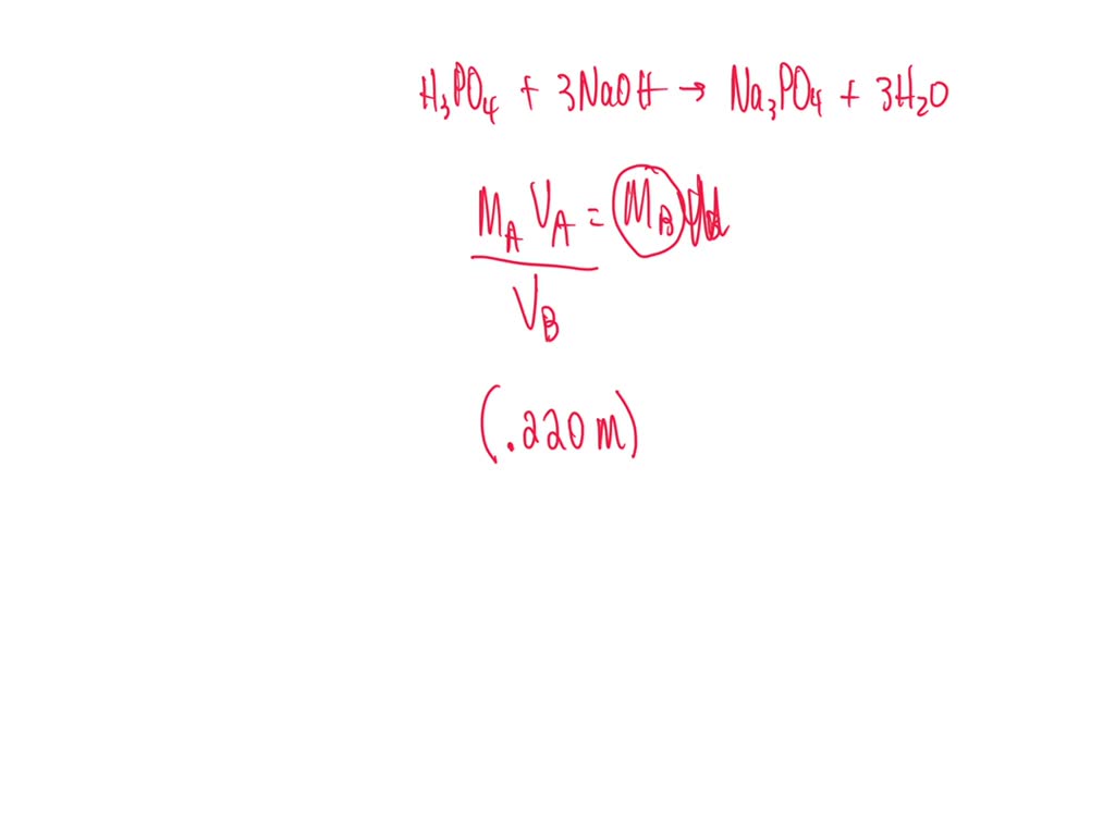 SOLVED: You are titrating a solution of sodium hydroxide of unknown concentration with a ...