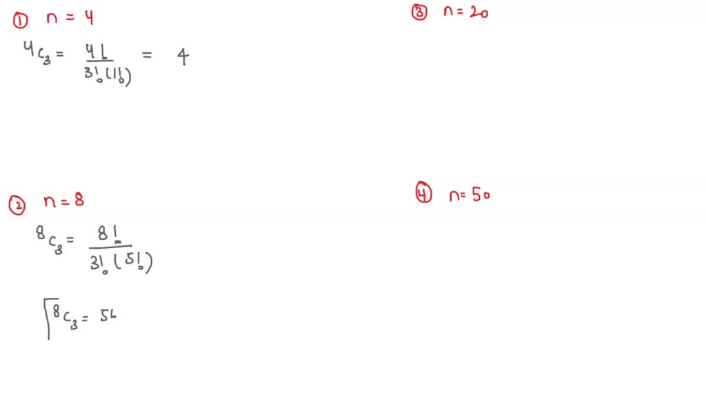 SOLVED: What is the formula for number of possible samples of size n out of N population size in ...