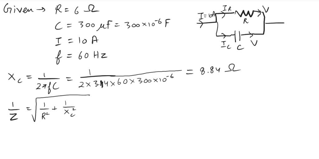 SOLVED: A 6 ohm resistor is connected in parallel with a with a 300 ...