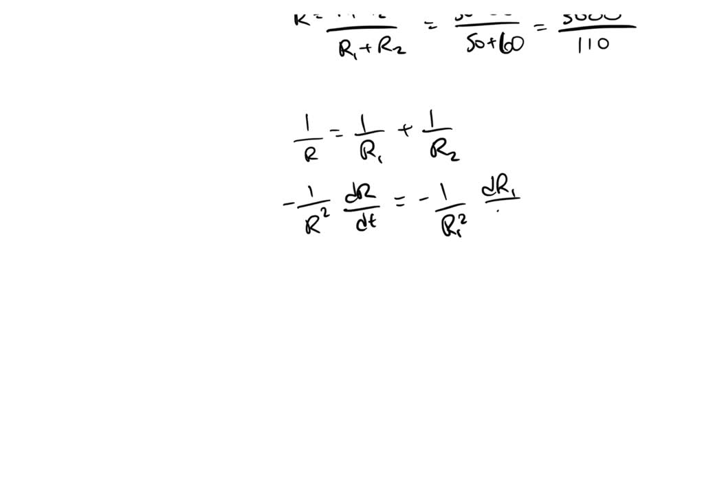 SOLVED: If two resistors with resistances R1 and R2 are connected in ...