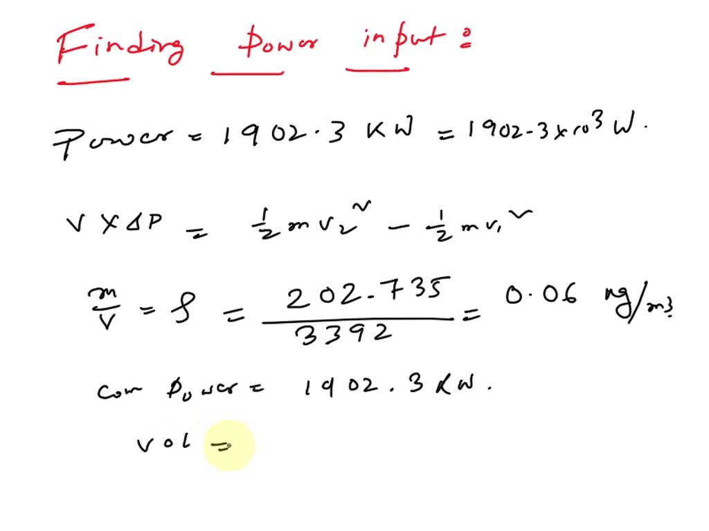Determine the THEORETICAL power required to drive a compressor that is ...
