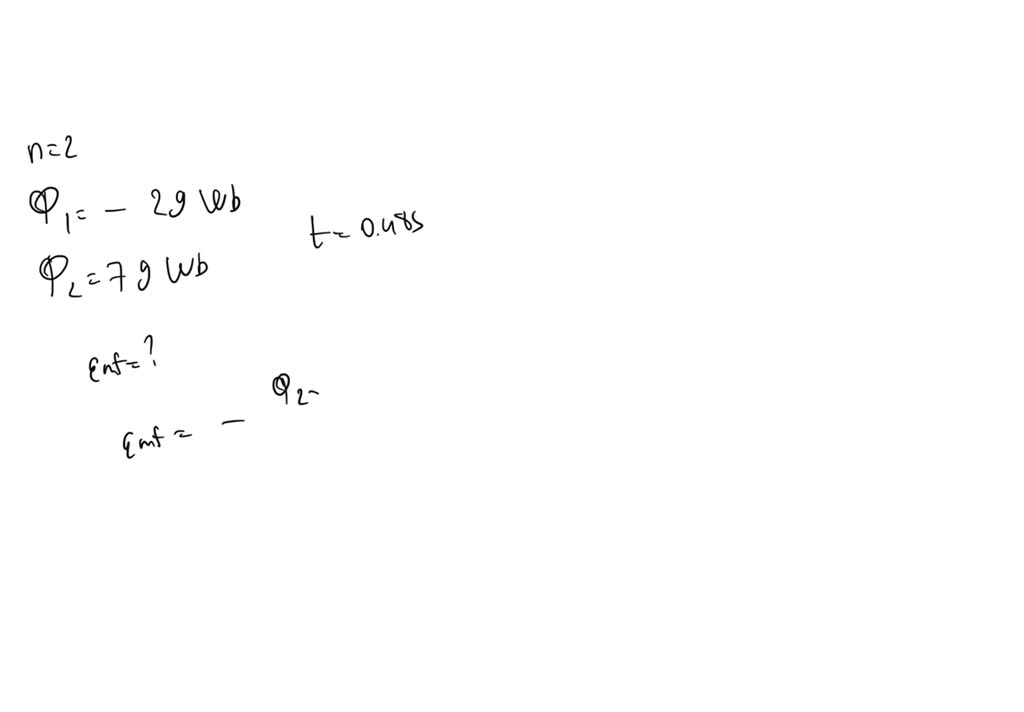 Solved The Magnetic Flux Through A Coil Of Wire Containing 7 Loops