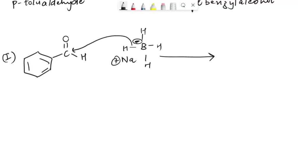Draw a mechanism for the reduction of benzoin with sodium borohydride ...