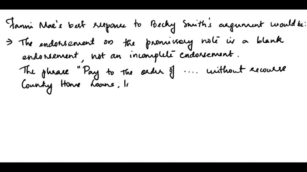 SOLVED: Becky Smith signed a note in the amount of 200,000 in favor of ...