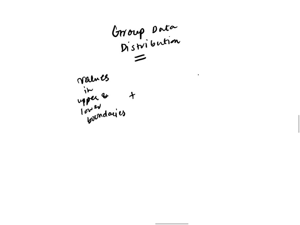 SOLVED: Grouped data can be distributed Group of answer choices a. as a range of values. b. with ...