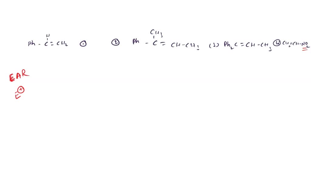 Justify the given order of reactivity in electrophilic addition reactions: Alkenes > alkynes ...
