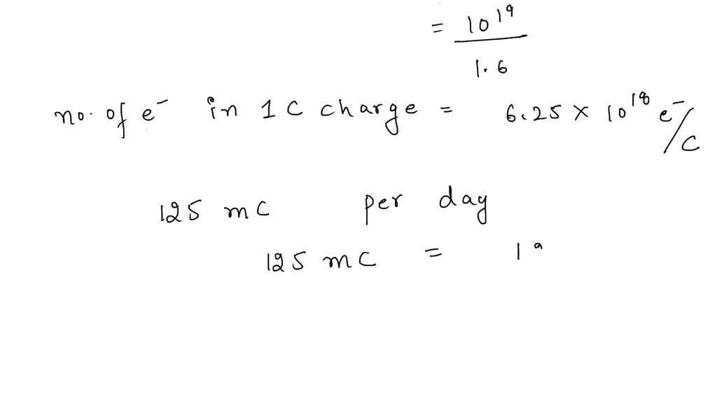 SOLVED: Electrical charge is sometimes reported in coulombs (C). On ...