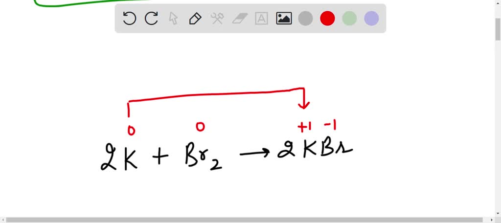 SOLVED: Potassium, a silvery metal, reacts with bromine, a corrosive, reddish liquid, to yield ...