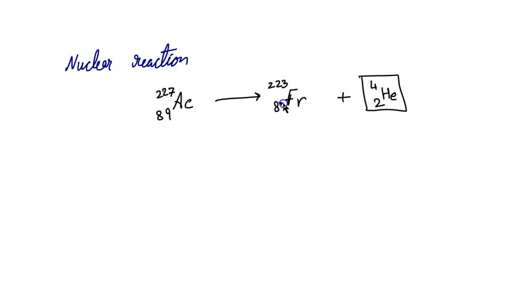 SOLVED: Write the balanced nuclear equation for each of the following ...