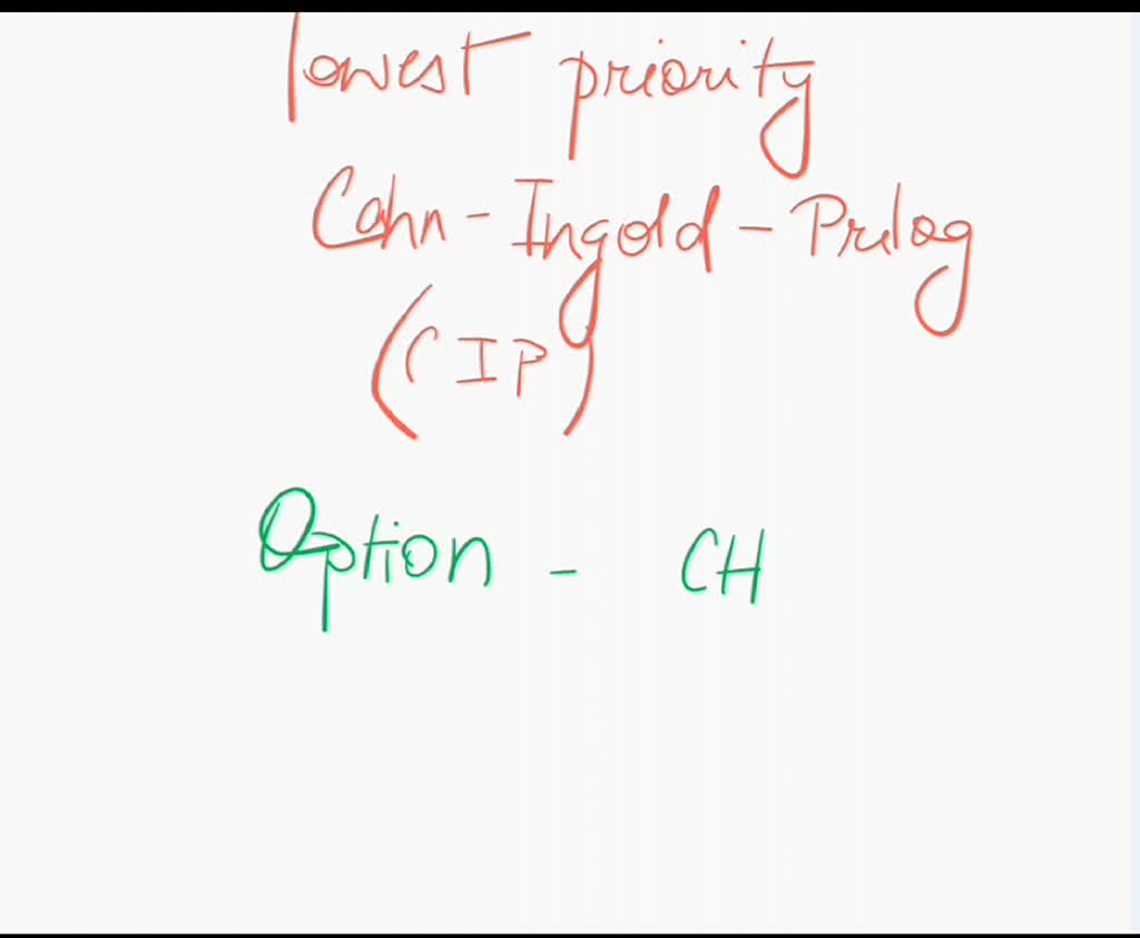 SOLVED: Which of the following groups has the lowest priority according ...