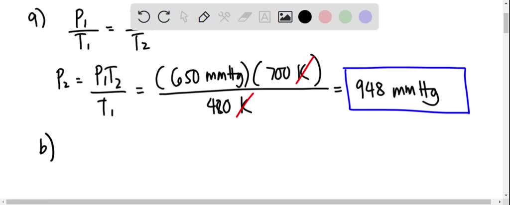 Problem 7: A constant-volume thermometer consists of a rigid bulb and ...