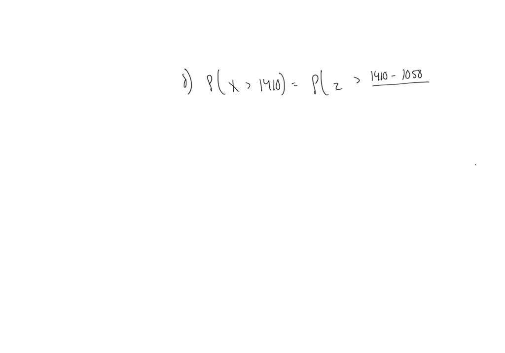 SOLVED: Texts: 1. "distribution with mean 1050 n and standard eviation ...