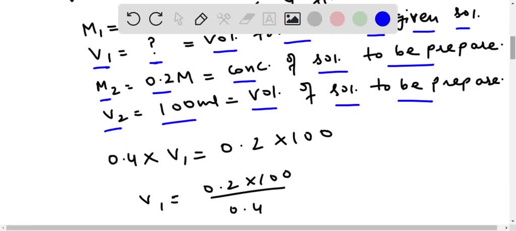 SOLVED: How can we prepare a 100 mL of 0.2 M CuSO4 solution from a 250 mL of 0.4 M CuSO4Â·5H2O ...